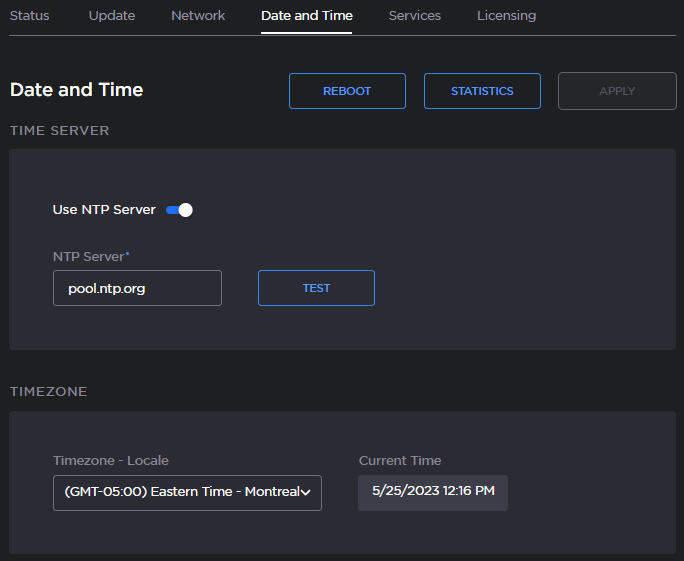 Configuring Date and Time